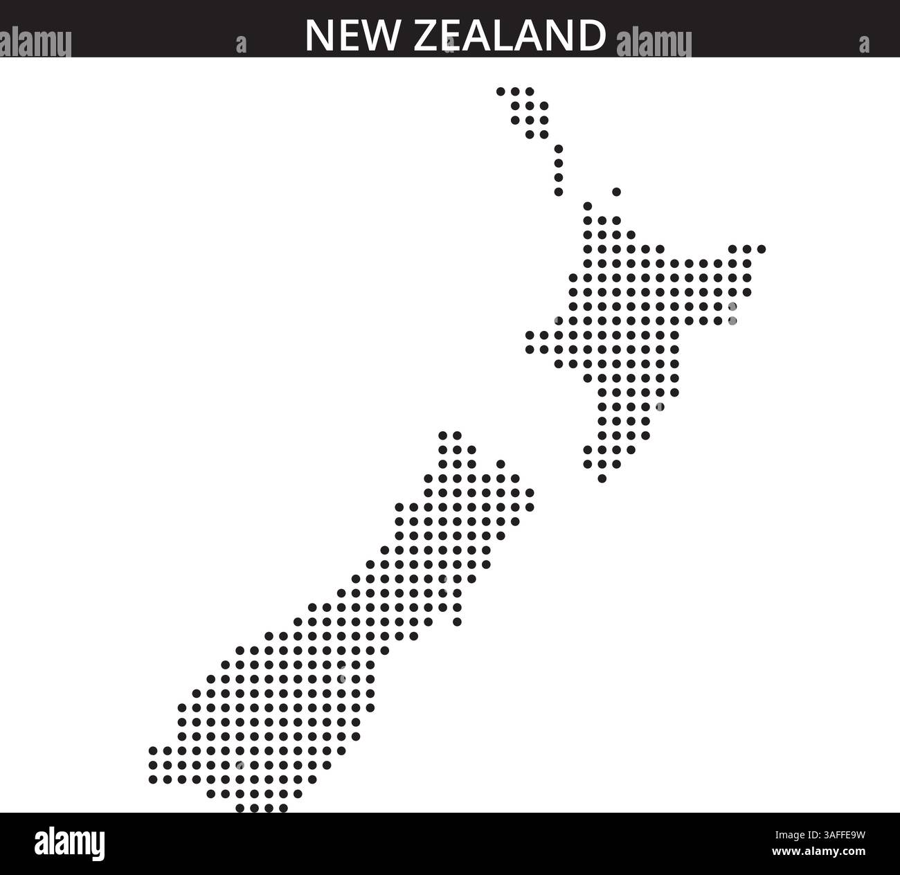 This graphic showcases a stylized map of New Zealand, featuring a ...