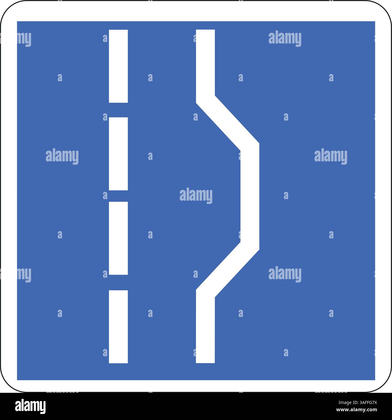 Road sign: emergency stop location Stock Vector Image & Art - Alamy