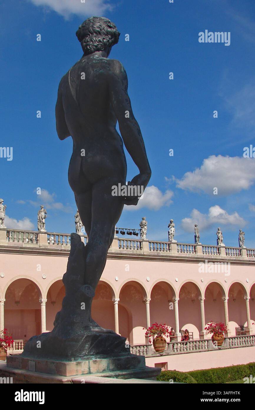 Aug. 26, 2012 - Sarasota, FL, USA - A 16-foot copy of Michelangelo's ...