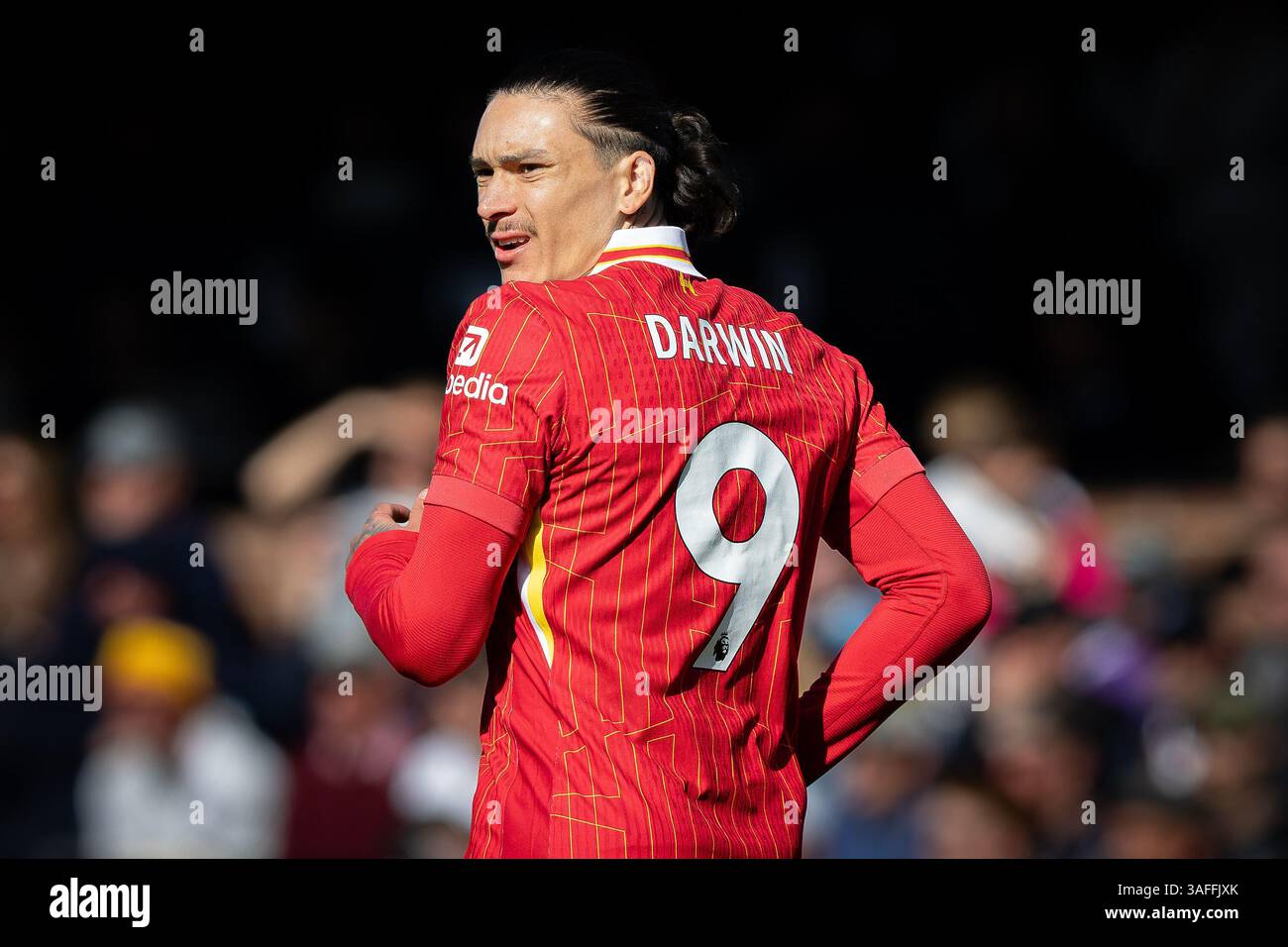 Craven Cottage, Fulham, London, UK. 6th Apr, 2025. Premier League Football, Fulham versus ...