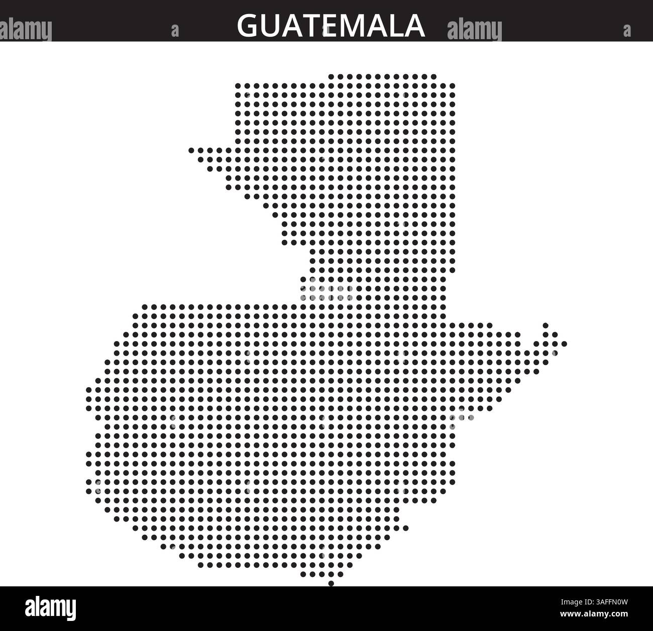 This graphic highlights the shape of Guatemala, depicted with a unique ...