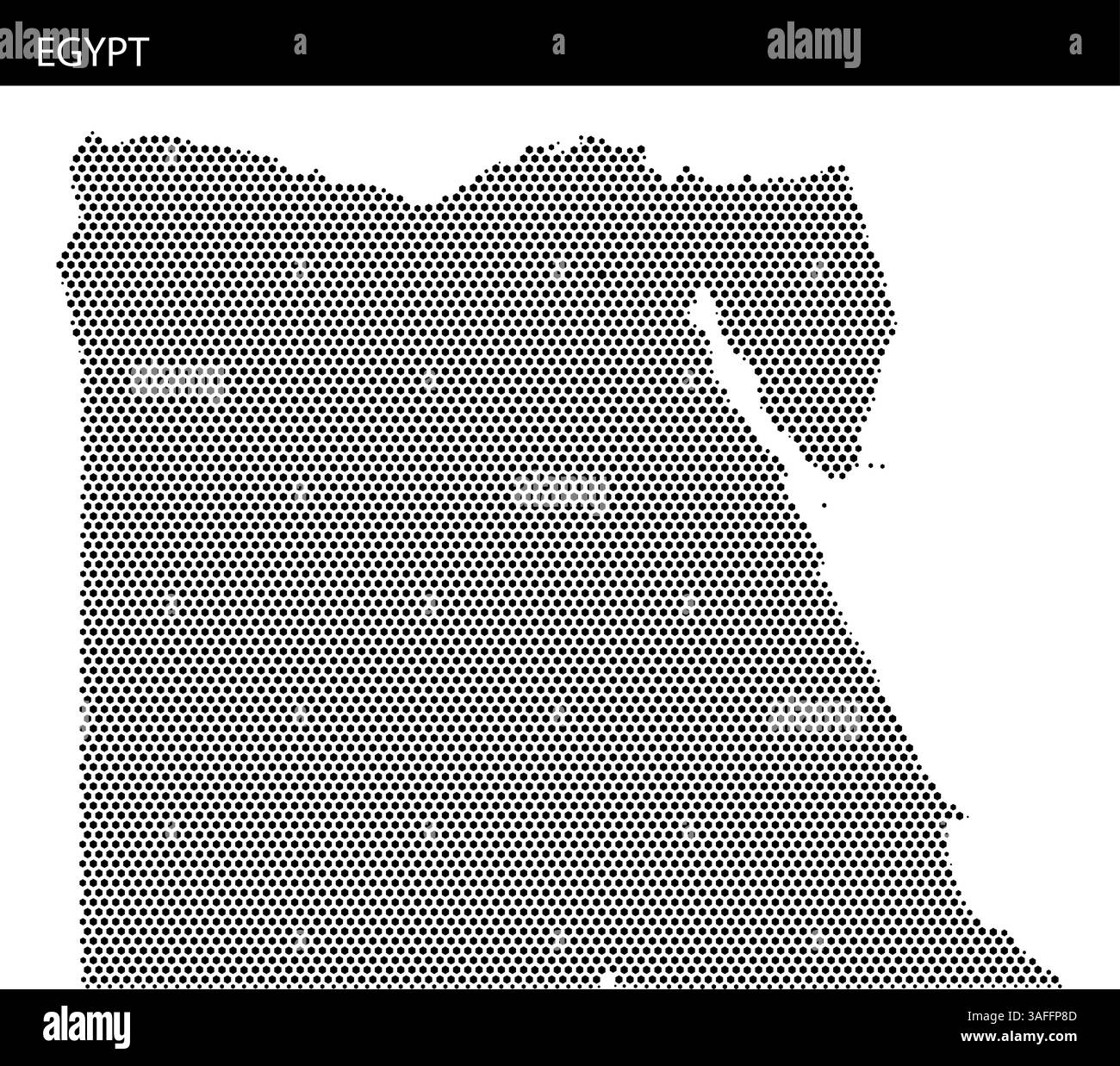This detailed map of Egypt showcases various geographical features and ...