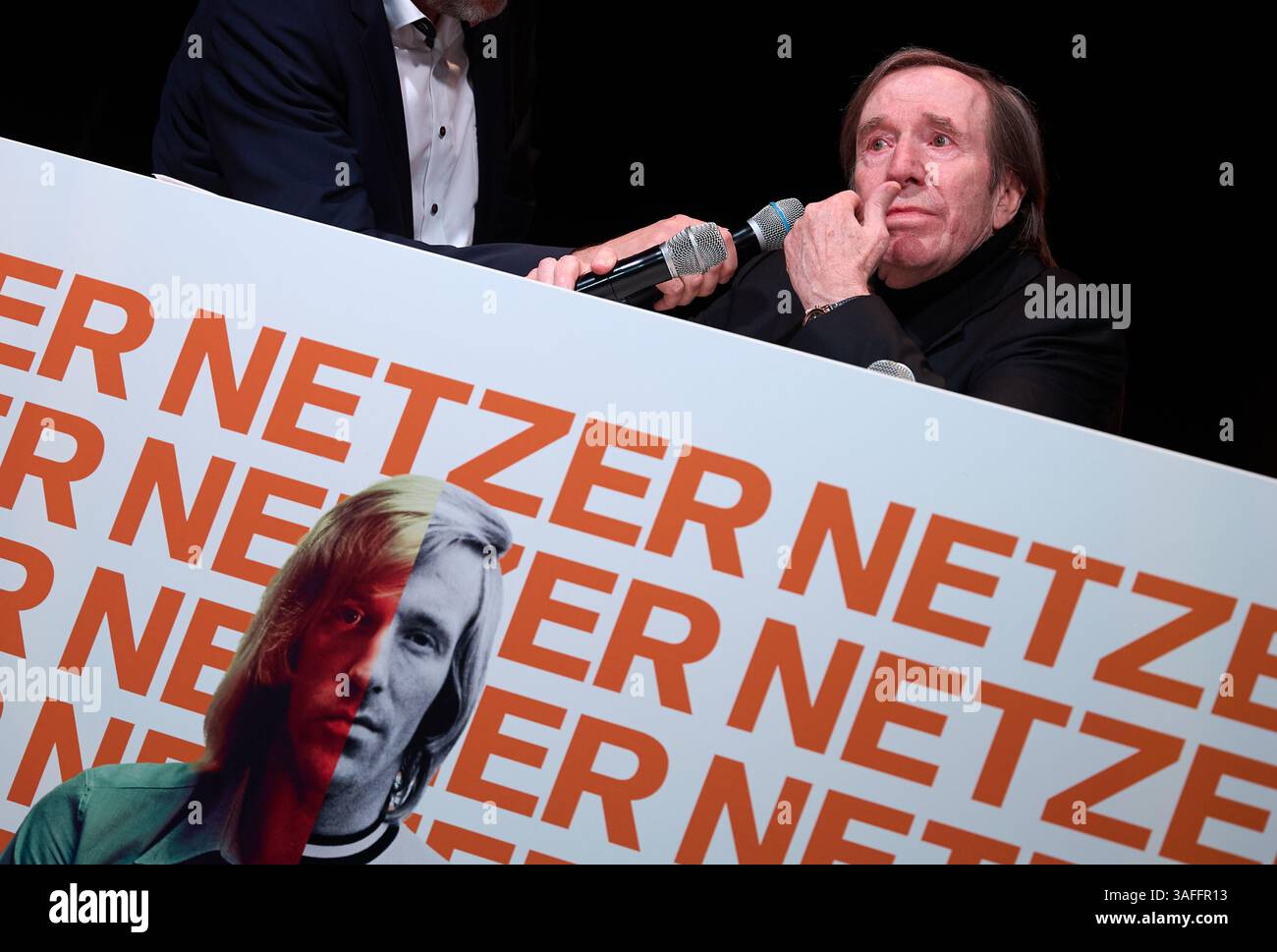 Dortmund, Germany. 07th Apr, 2025. Former footballer Günter Netzer sits ...