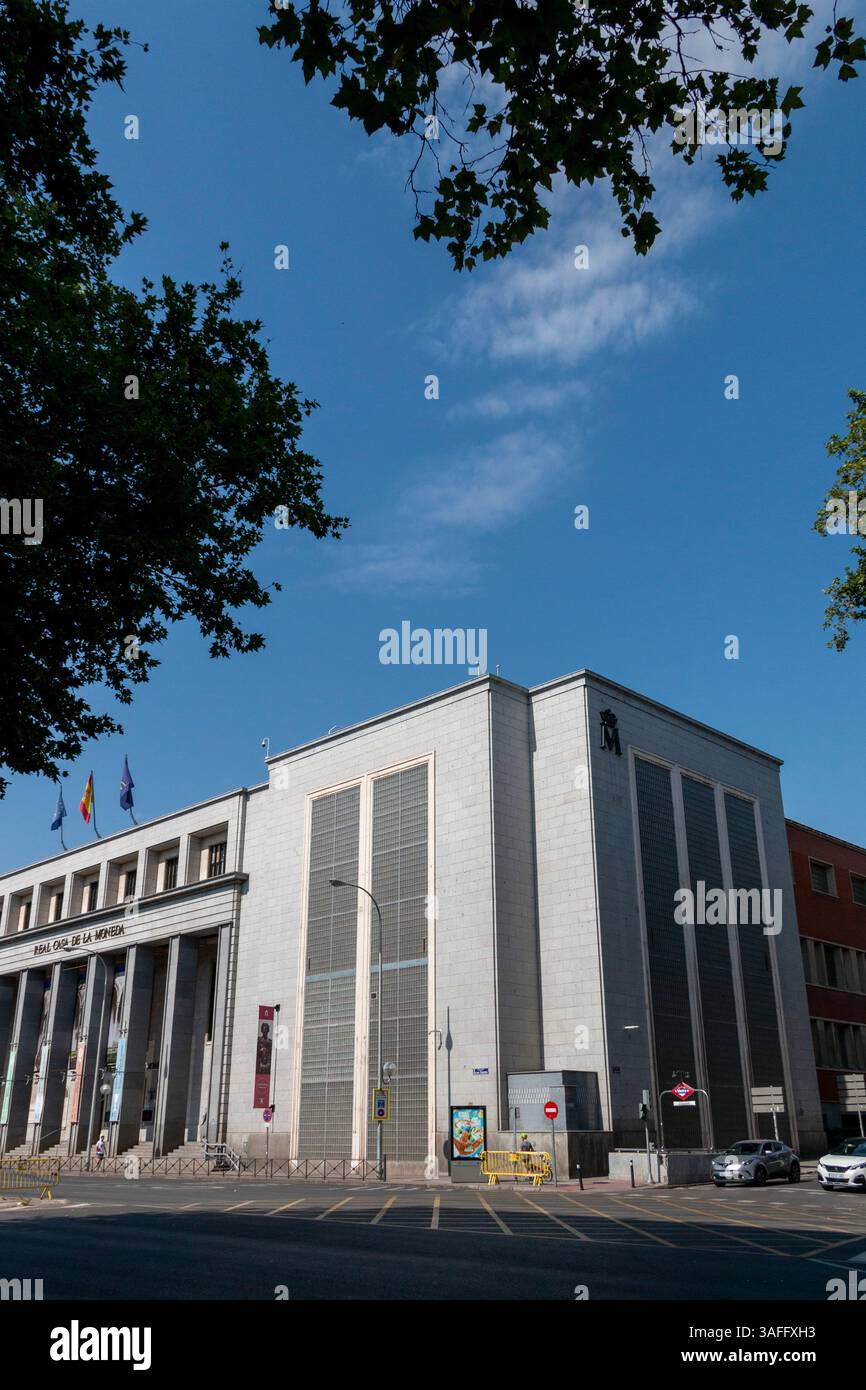 The Royal Mint of Spain, located in Madrid. Where euro coins and ...