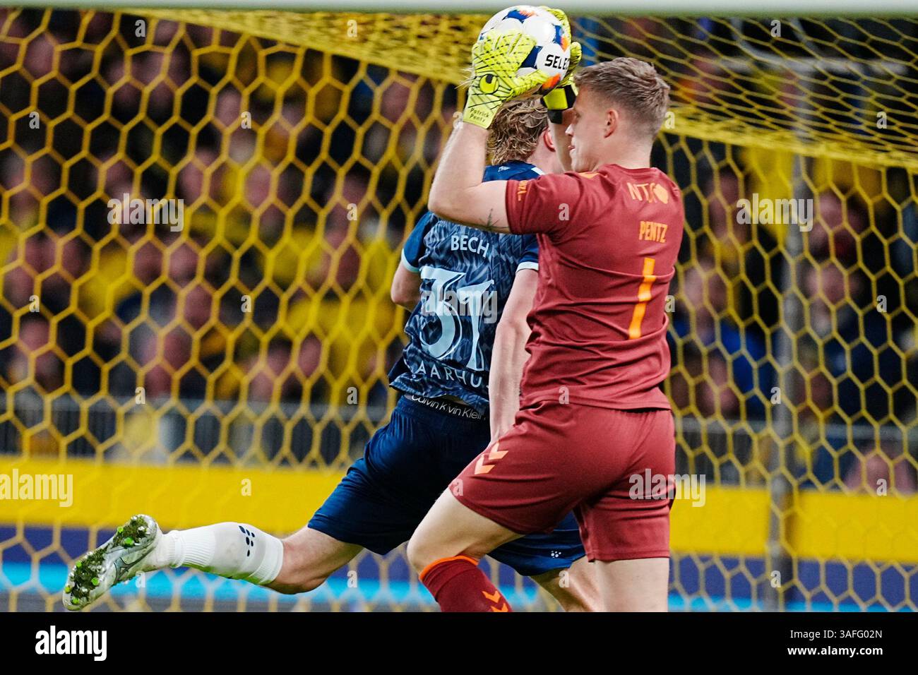 Broendby, Denmark. 07th Apr, 2025. Superligakampen mellem Broendby IF ...