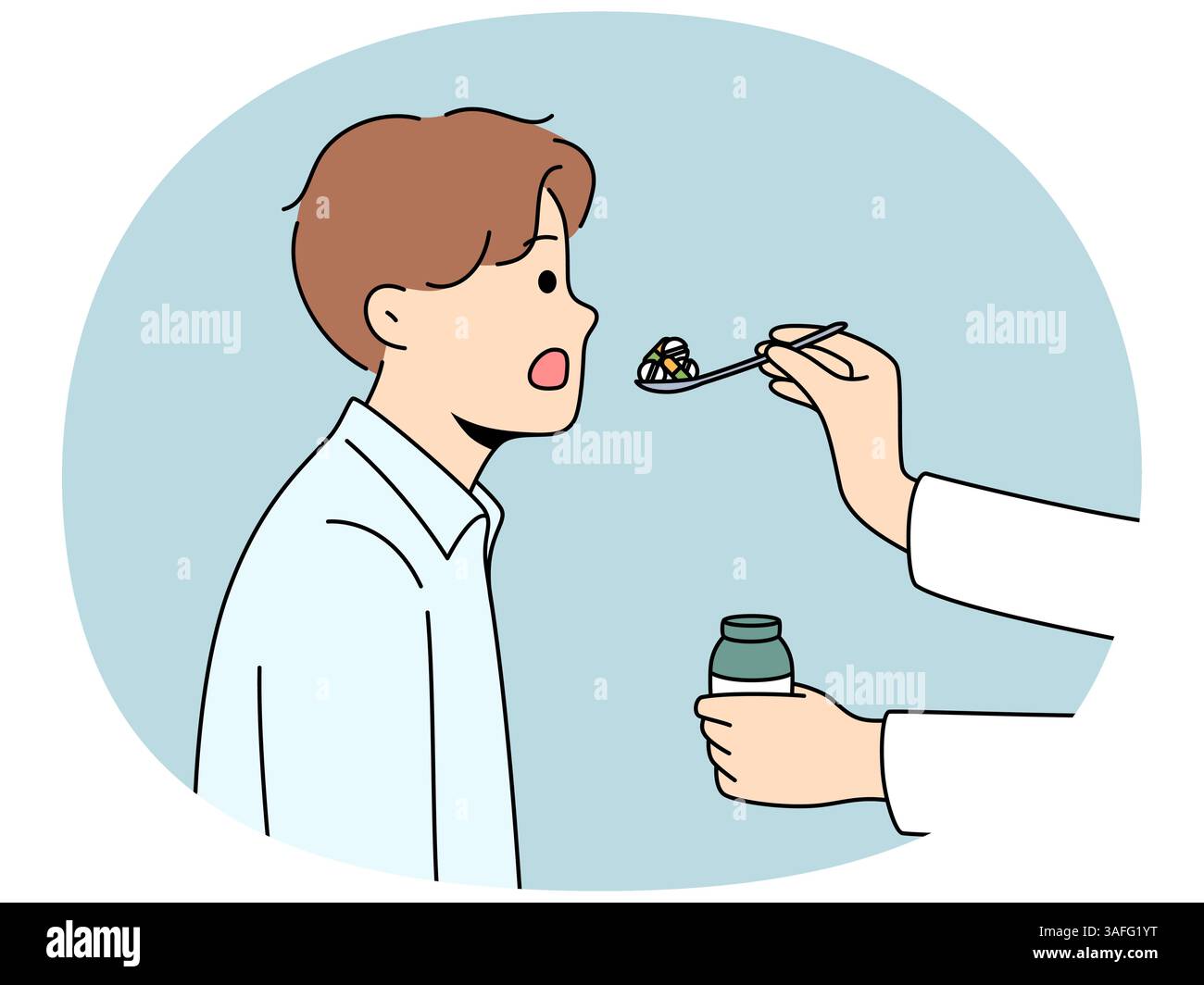 In field treatment Stock Vector Images - Alamy