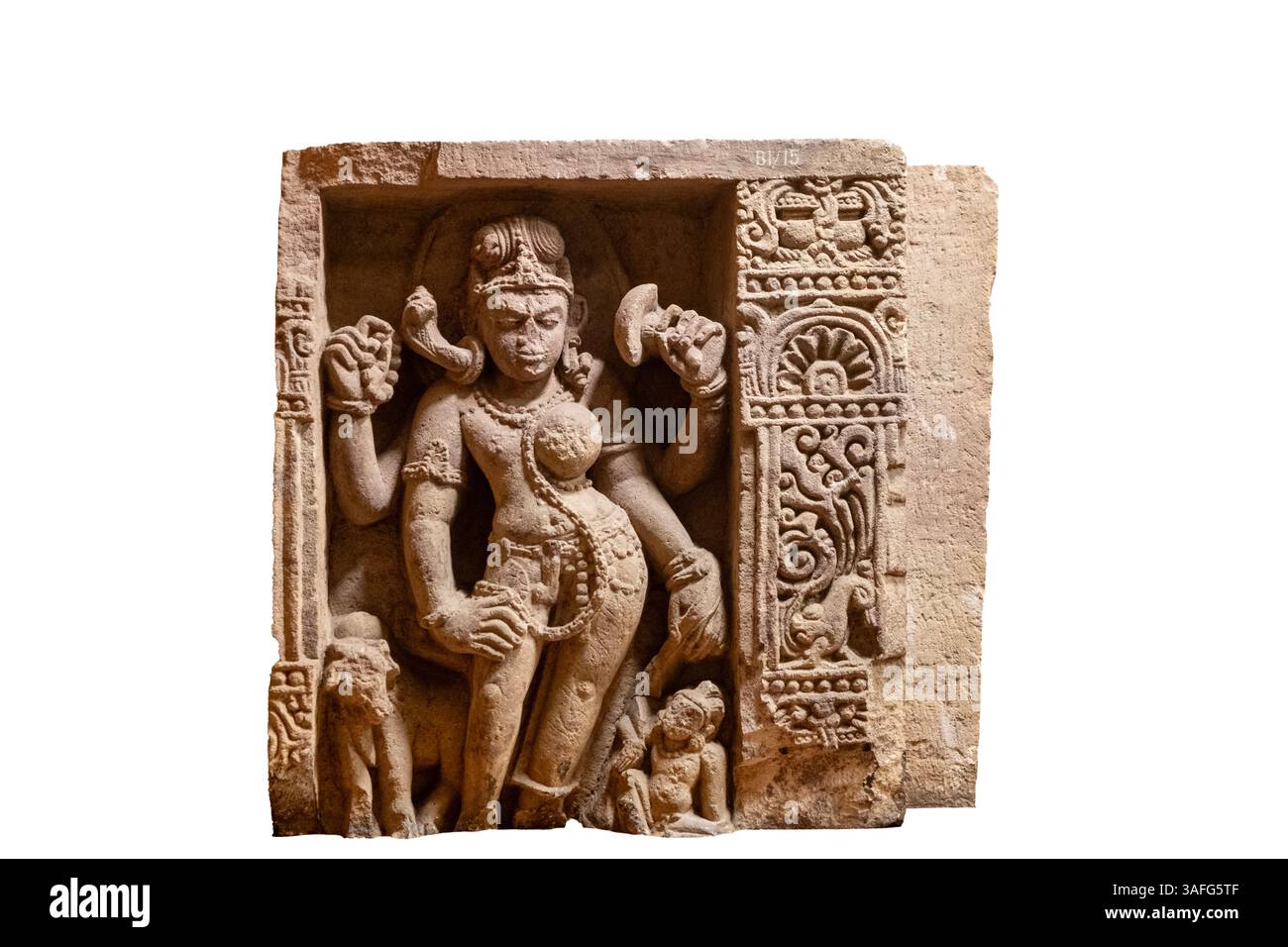 Stone carved hindu deity Cut Out Stock Images & Pictures - Alamy