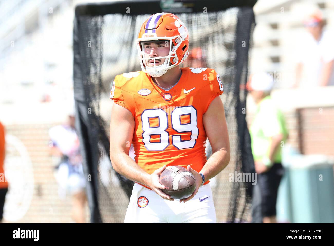 CLEMSON, SC - APRIL 05: Clemson Tigers punter Jack Smith (89) during ...