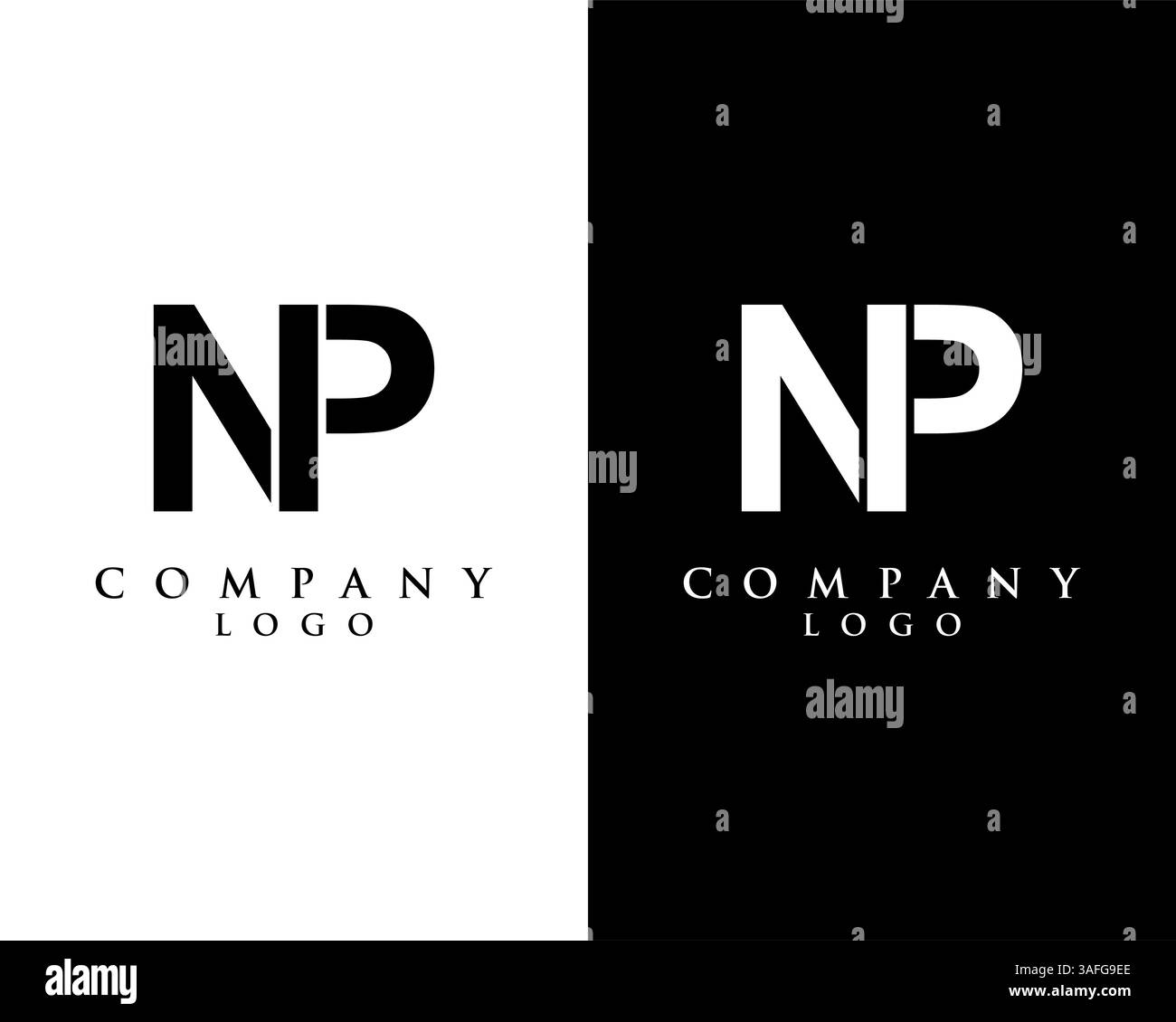 NP, PN initial letter logotype company logo design vector Stock Vector Image & Art - Alamy