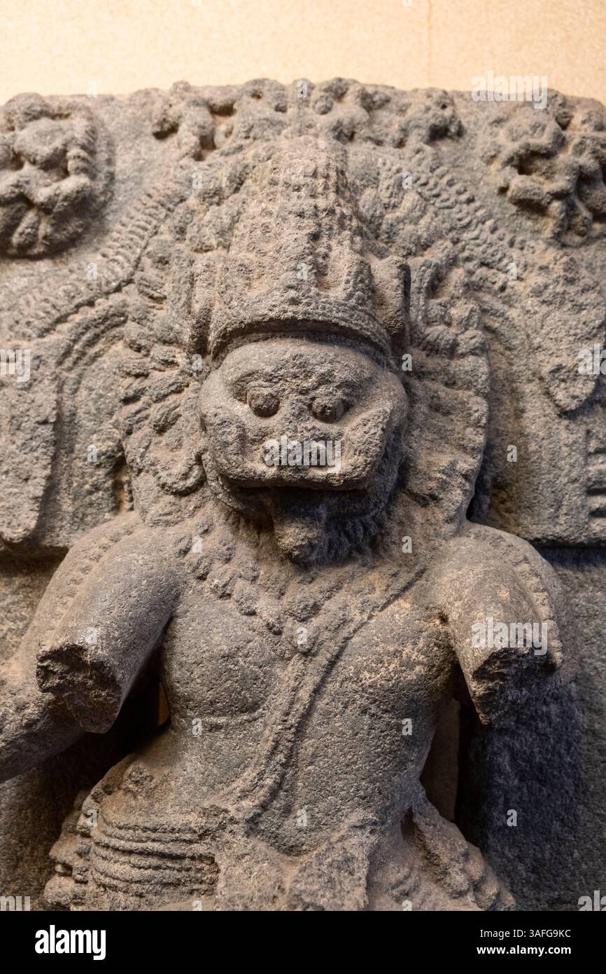 Narasimha. Dharmasala, Jajpur. 12th century AD. Style: Ganga. Material ...