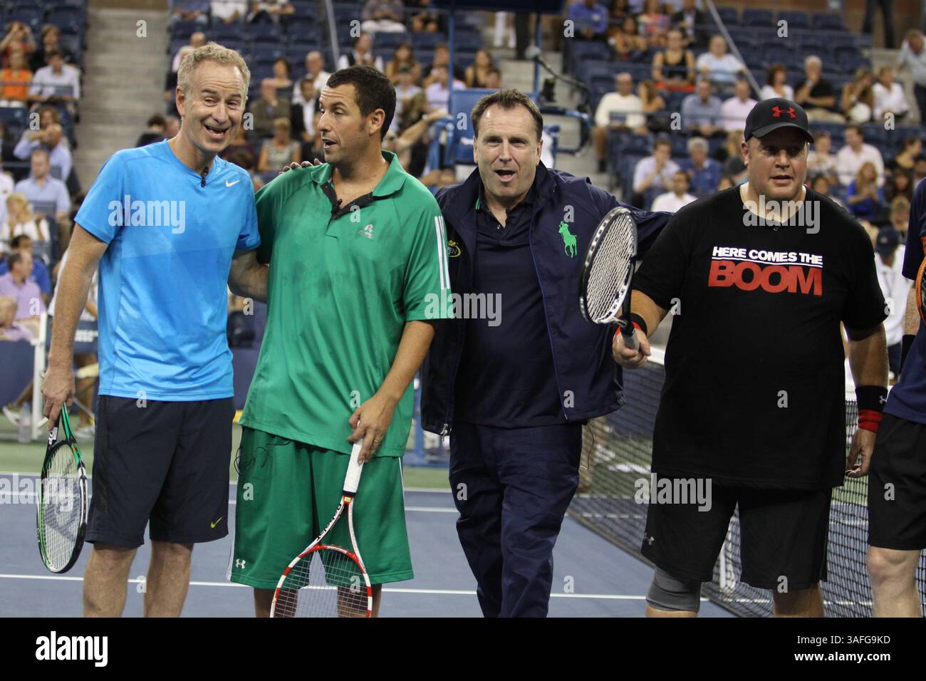 Sept. 7, 2012 - New York, New York, U.S. - JOHN McENROE,ADAM SANDLER ...
