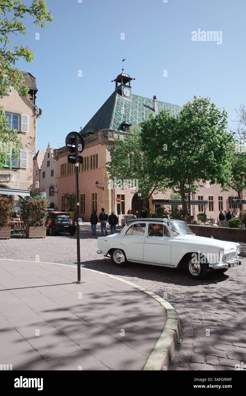 Colmar, France. April 07, 2025. An oldtimer on the Colmar street. The ...