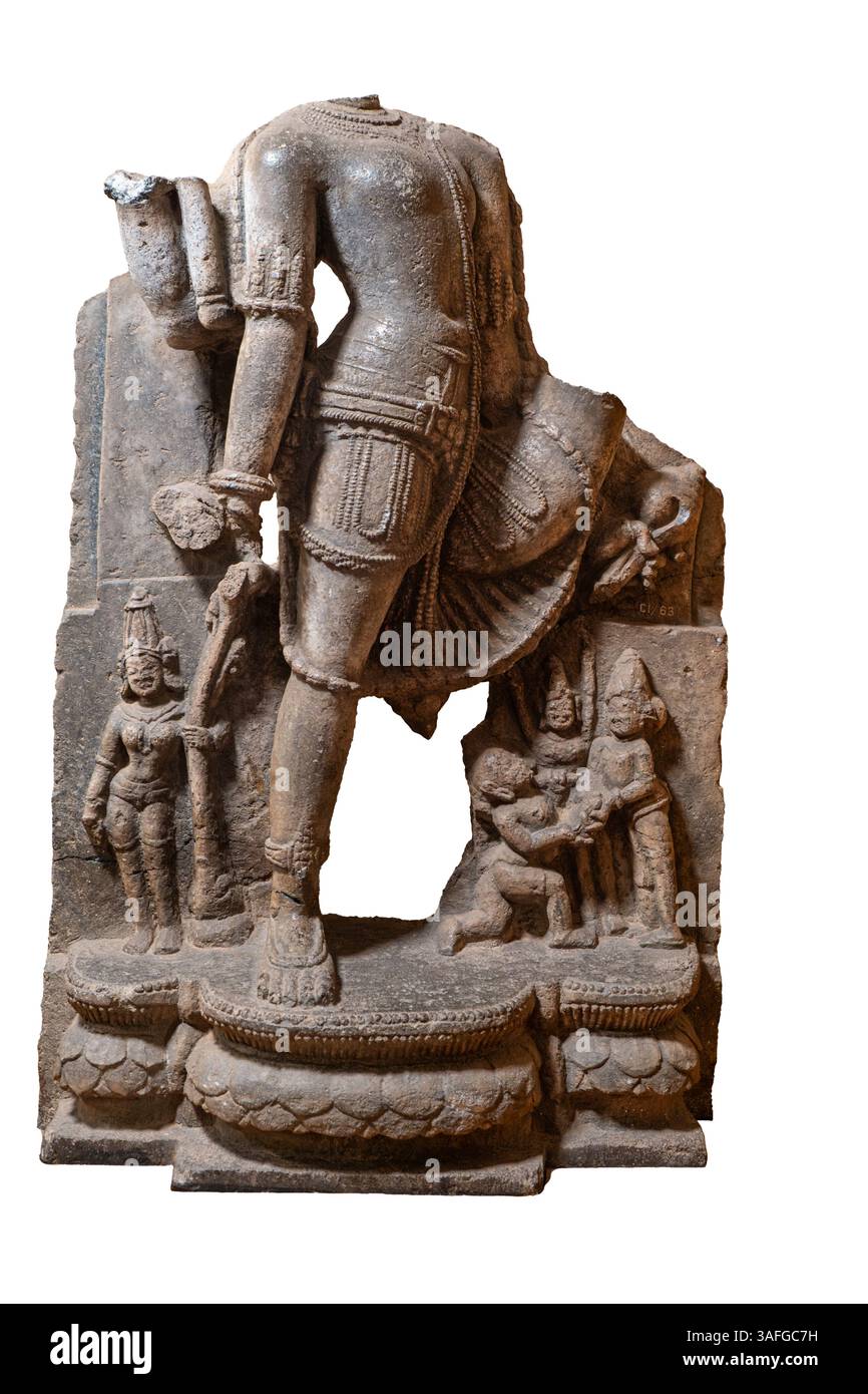 Stone carved hindu deity Cut Out Stock Images & Pictures - Alamy