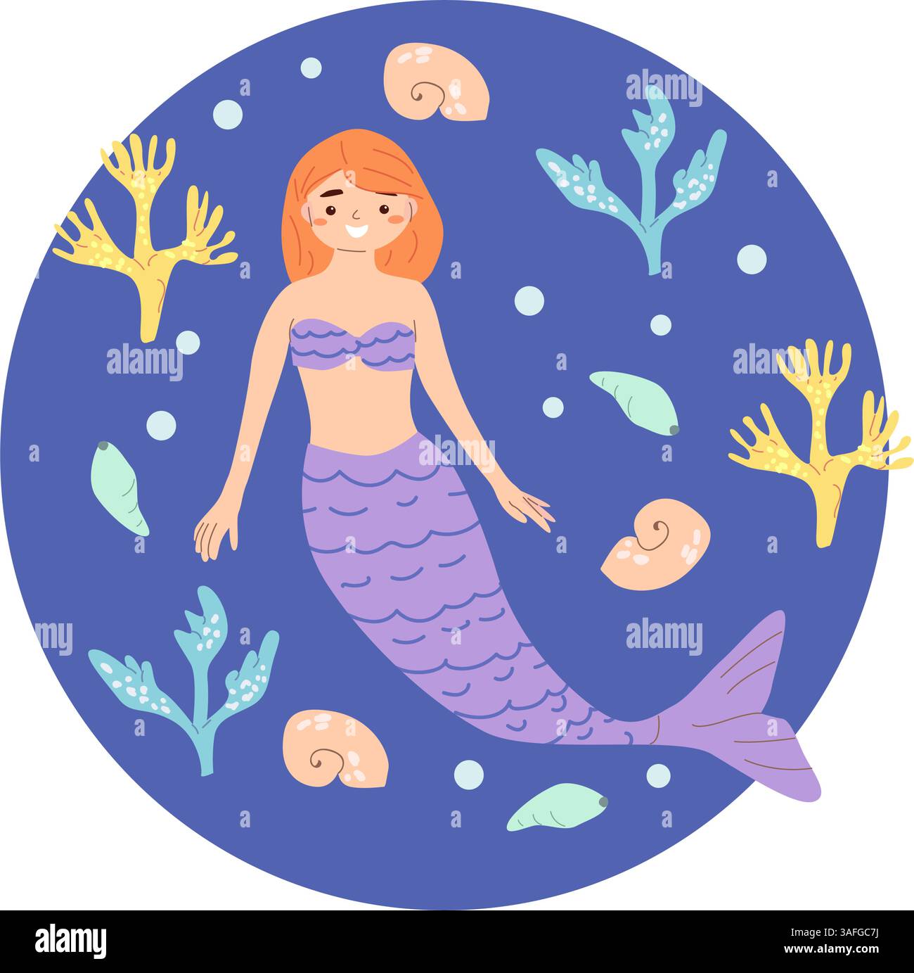 Vibrant shells Stock Vector Images - Alamy