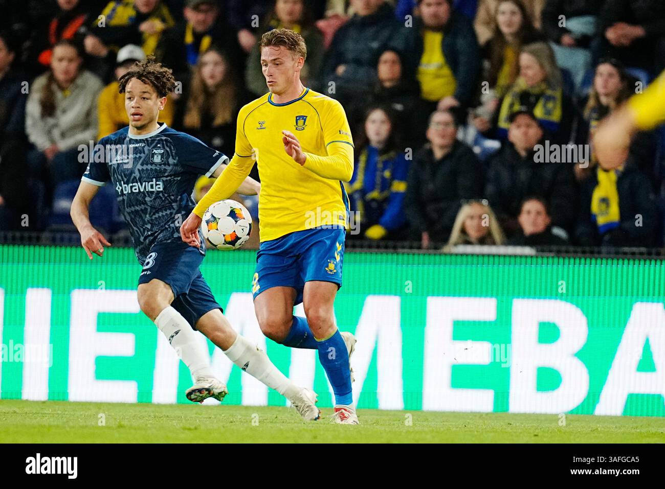Broendby, Denmark. 07th Apr, 2025. Superligakampen mellem Broendby IF ...