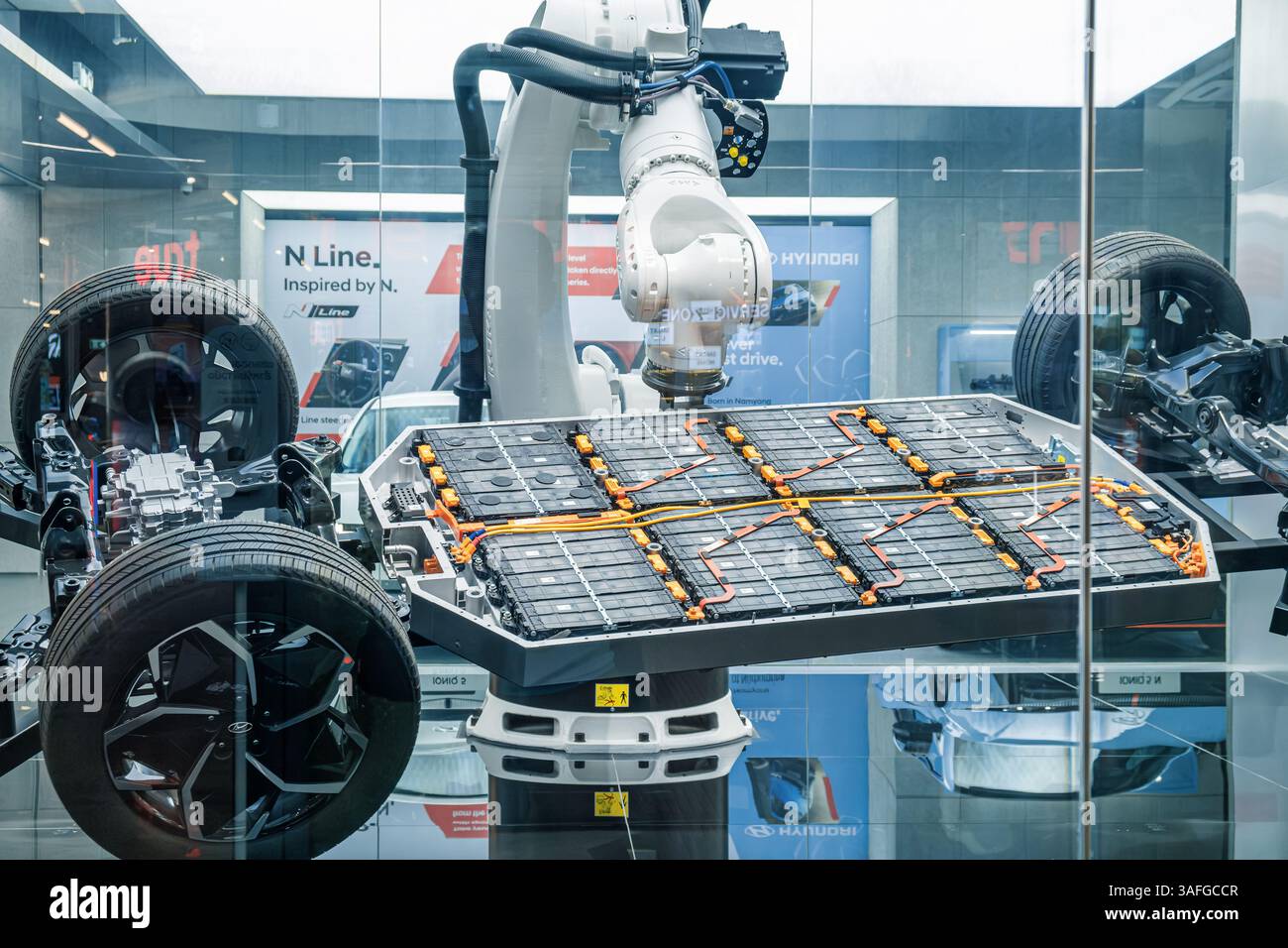 Bangkok, Thailand - February 21, 2025: High-tech automotive ...