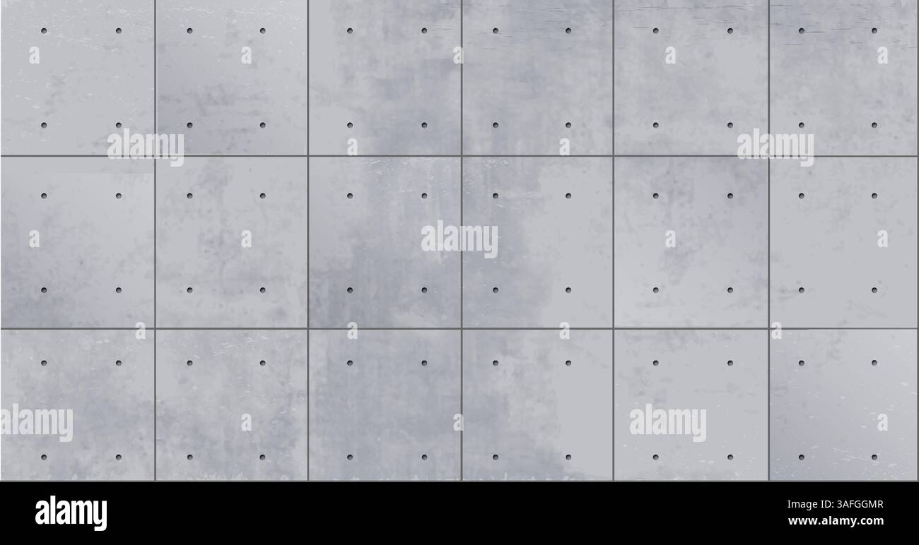 Realistic vector seamless texture of concrete wall. Desktop background ...