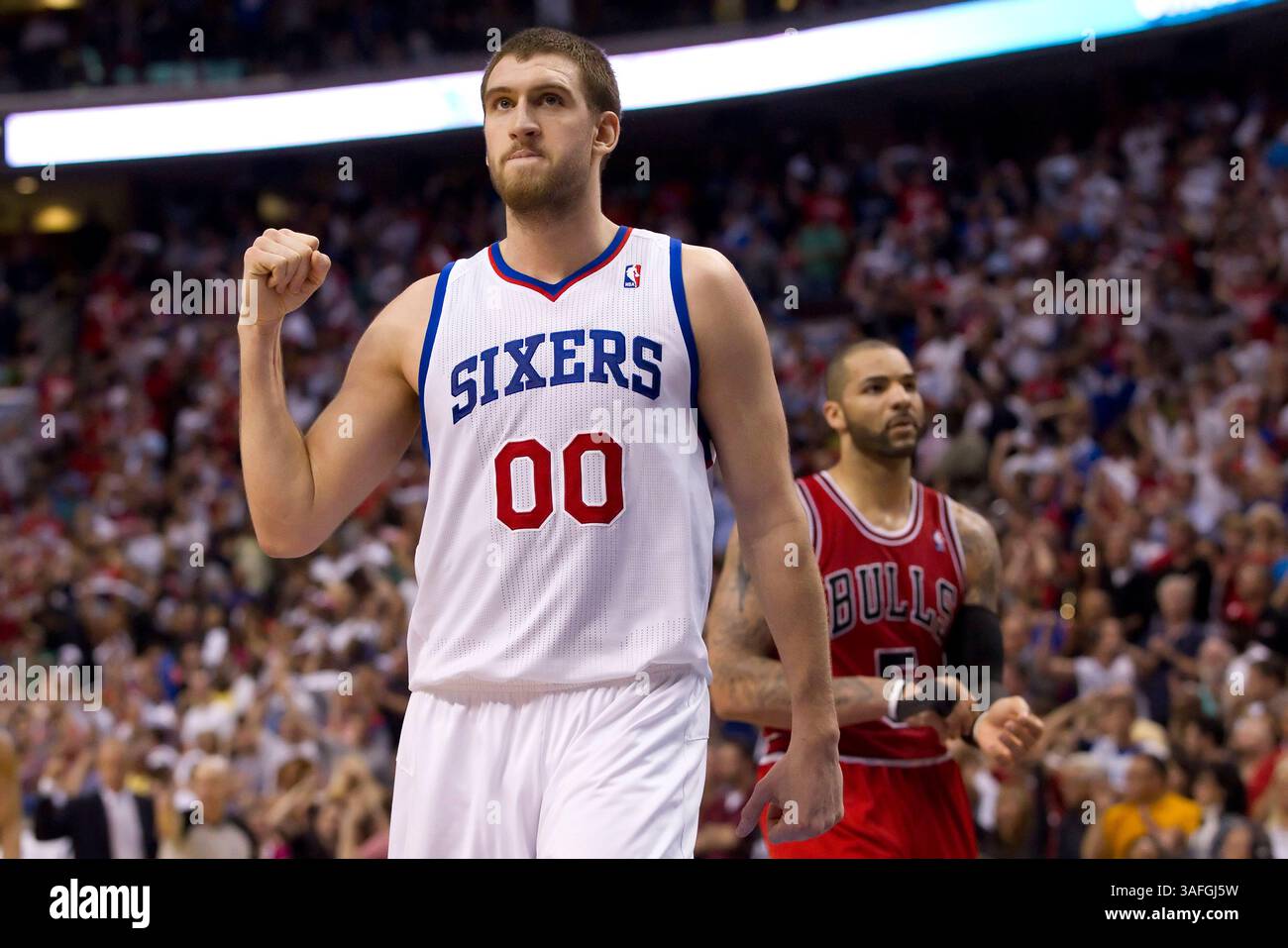 Carlos boozer spencer hawes hi-res stock photography and images - Alamy
