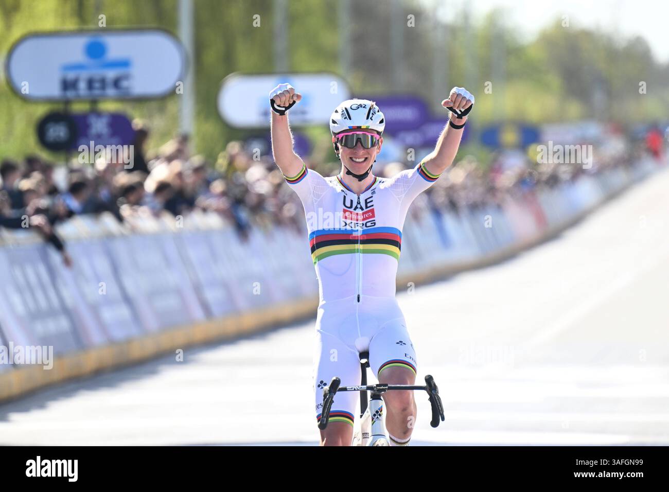 Tadej Pogacar wins Tour of Flanders 2025 Stock Photo - Alamy