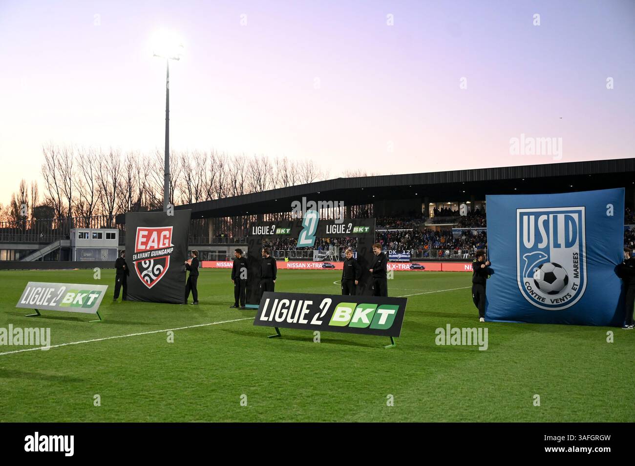 Illustration during the Ligue 2 BKT match between Dunkerque and ...