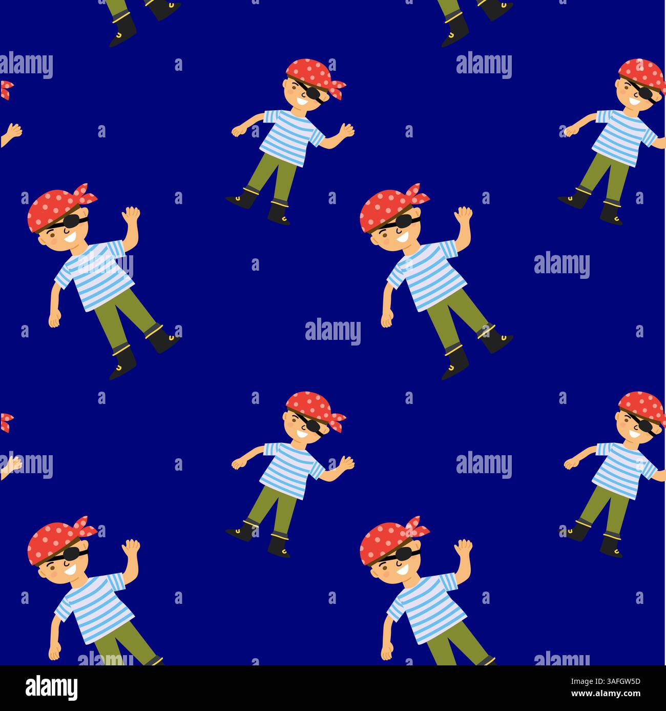 Whimsical pirate Stock Vector Images - Alamy