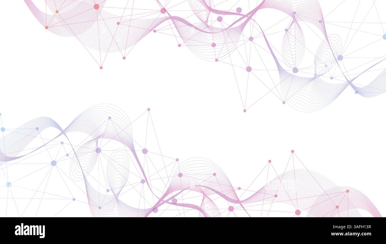 Global network connection website header or banner design. Abstract ...