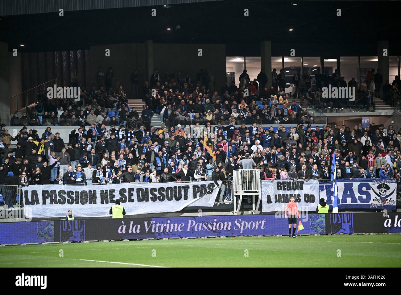 illustration during the Ligue 2 BKT match between Dunkerque and ...