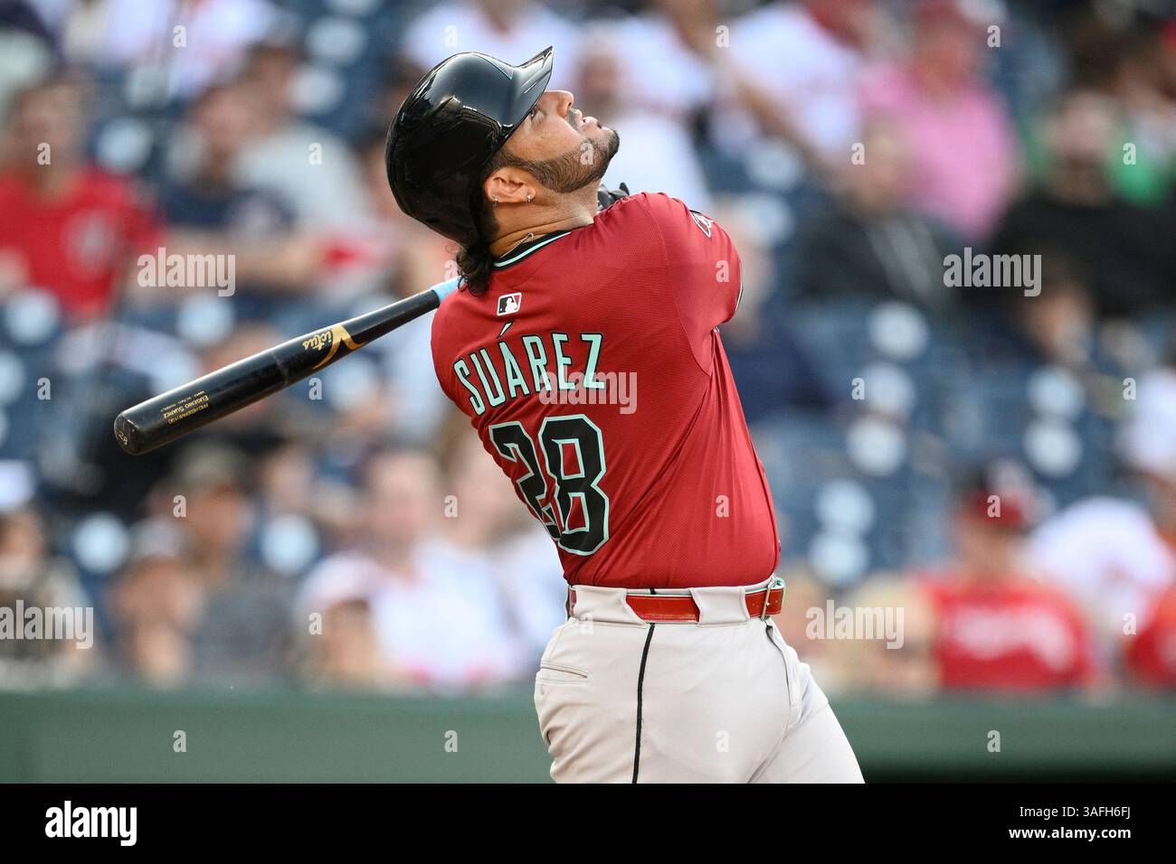 Arizona Diamondbacks' Eugenio Suarez in action during a baseball game ...