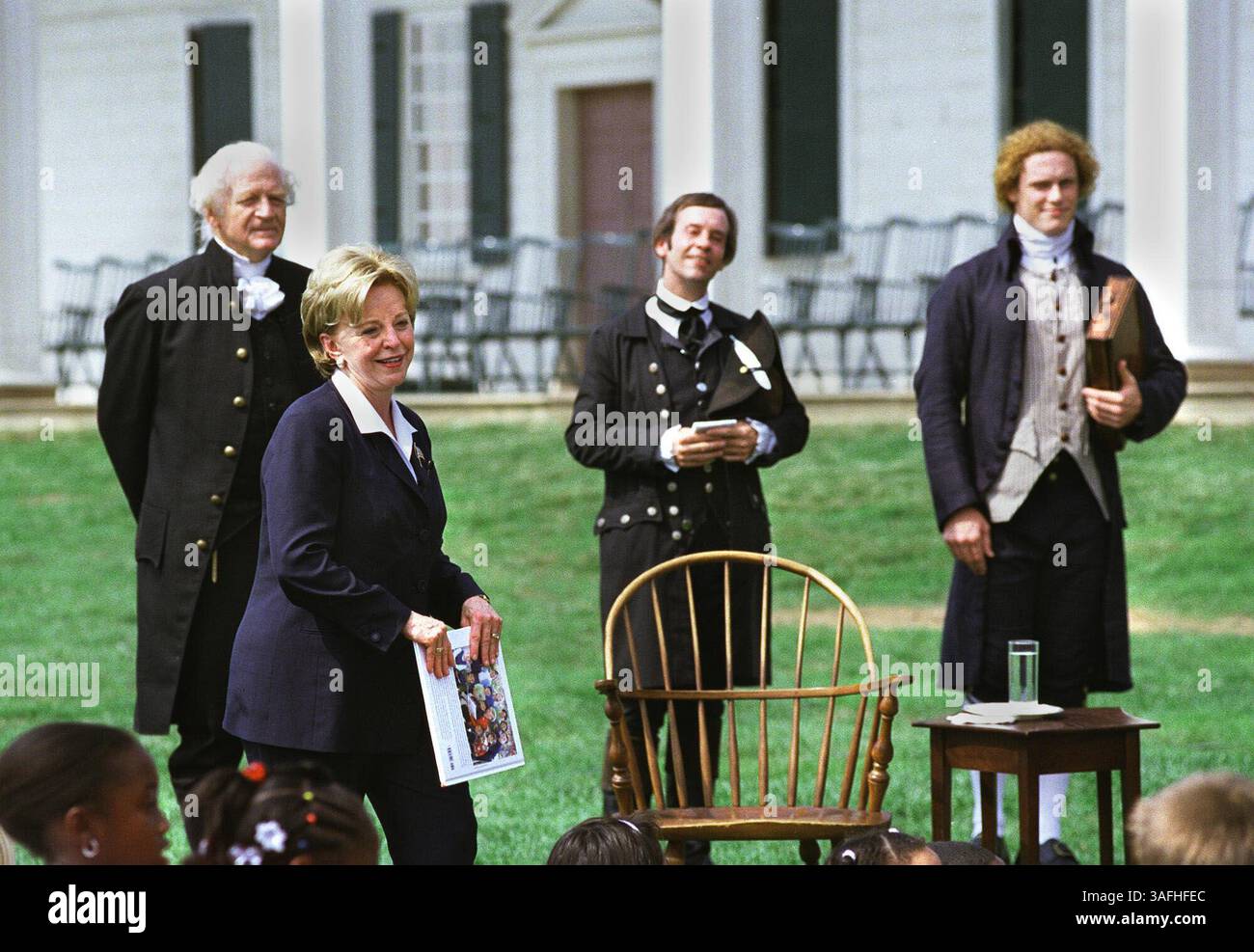 Lynne V. Cheney, wife of Vice President Richard Cheney, talks about her ...