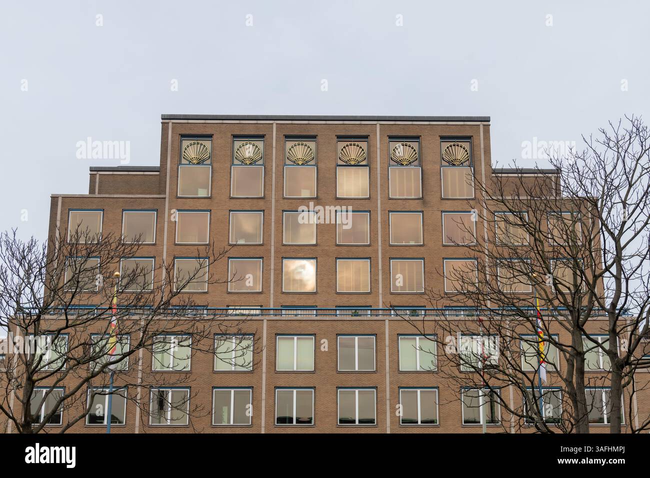 The Hague, the Netherlands. 15 February 2025. Shell headquarters ...