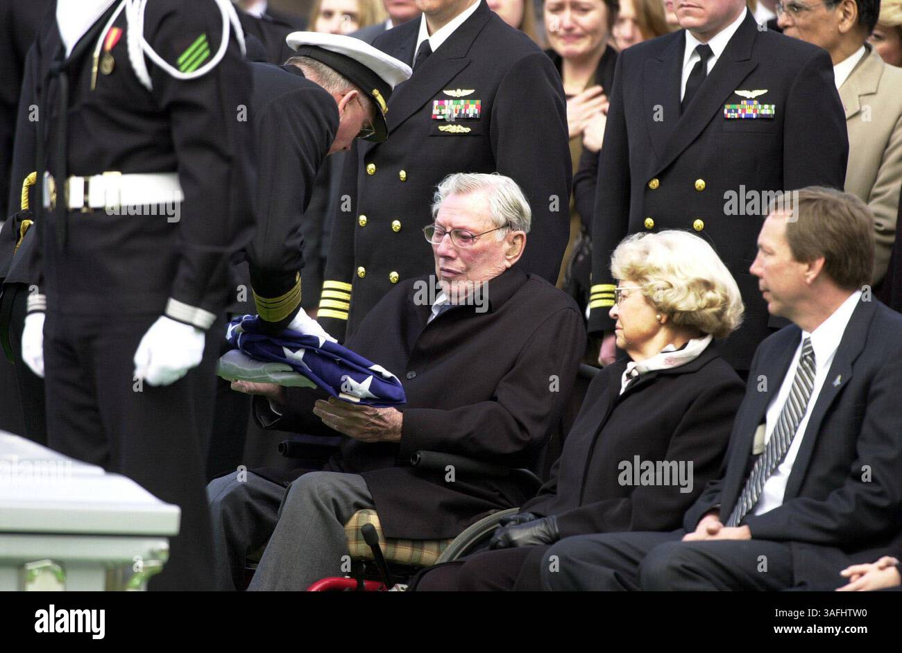 Paul Brown, father of David M. Brown, 46, captain in the U.S. Navy, who ...