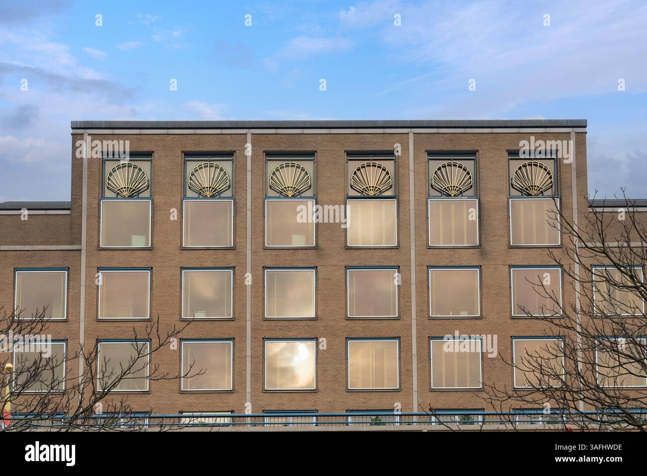 The Hague, the Netherlands. 15 February 2025. Shell headquarters ...