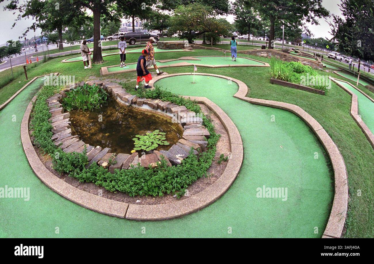 The East Potomac Park miniature golf course at Hains Point was built in ...