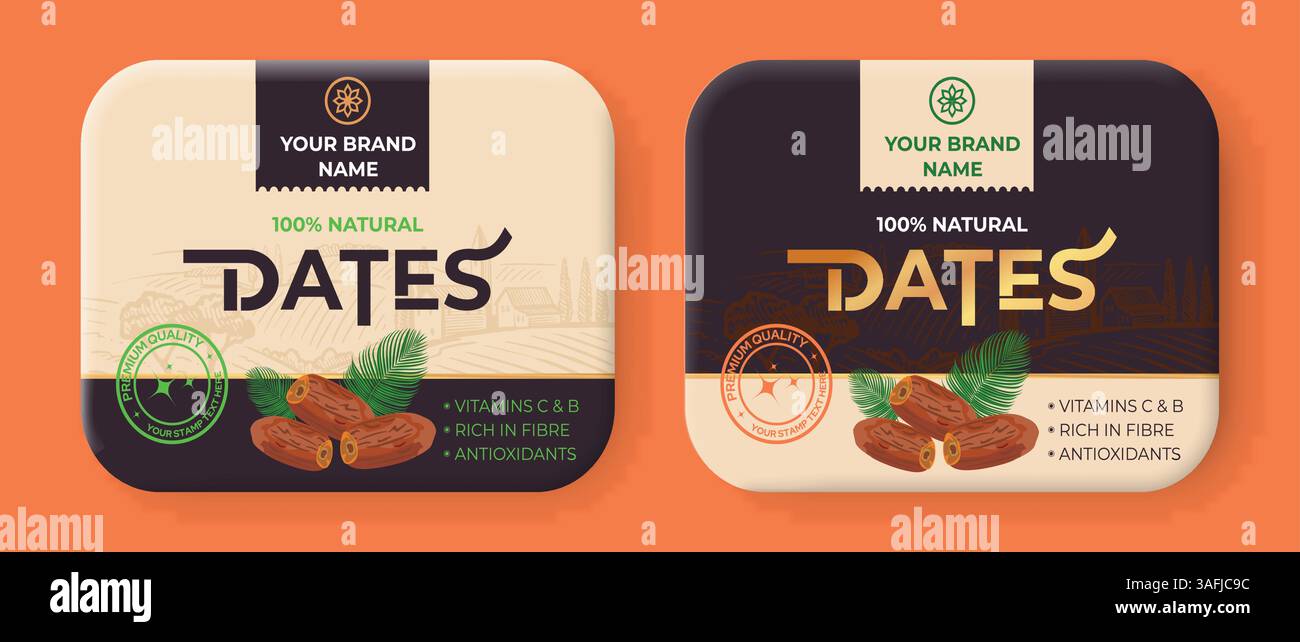 Date syrup label hi-res stock photography and images - Alamy