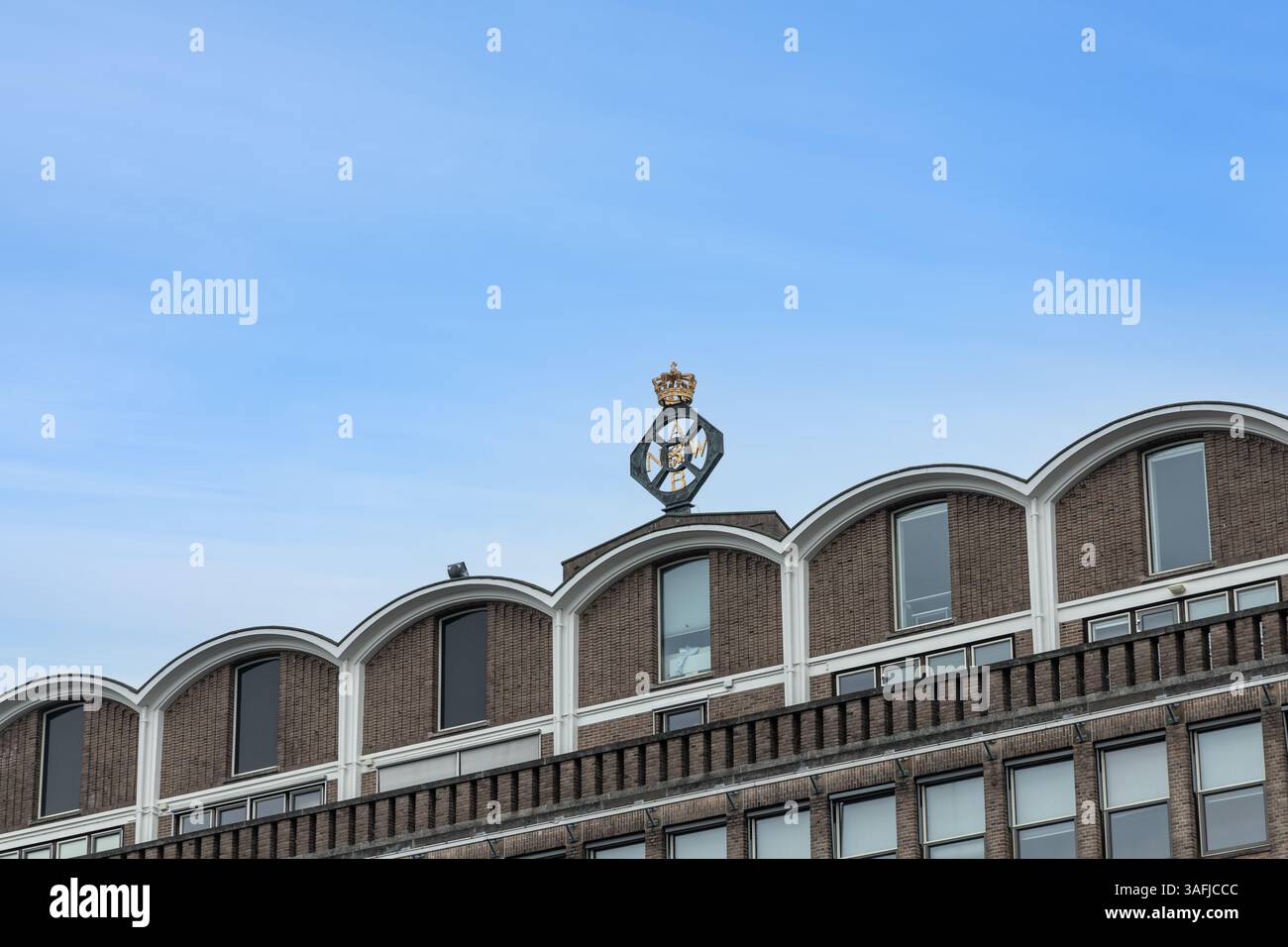 The Hague, the Netherlands. 15 February 2025. ANWB logo on the ...