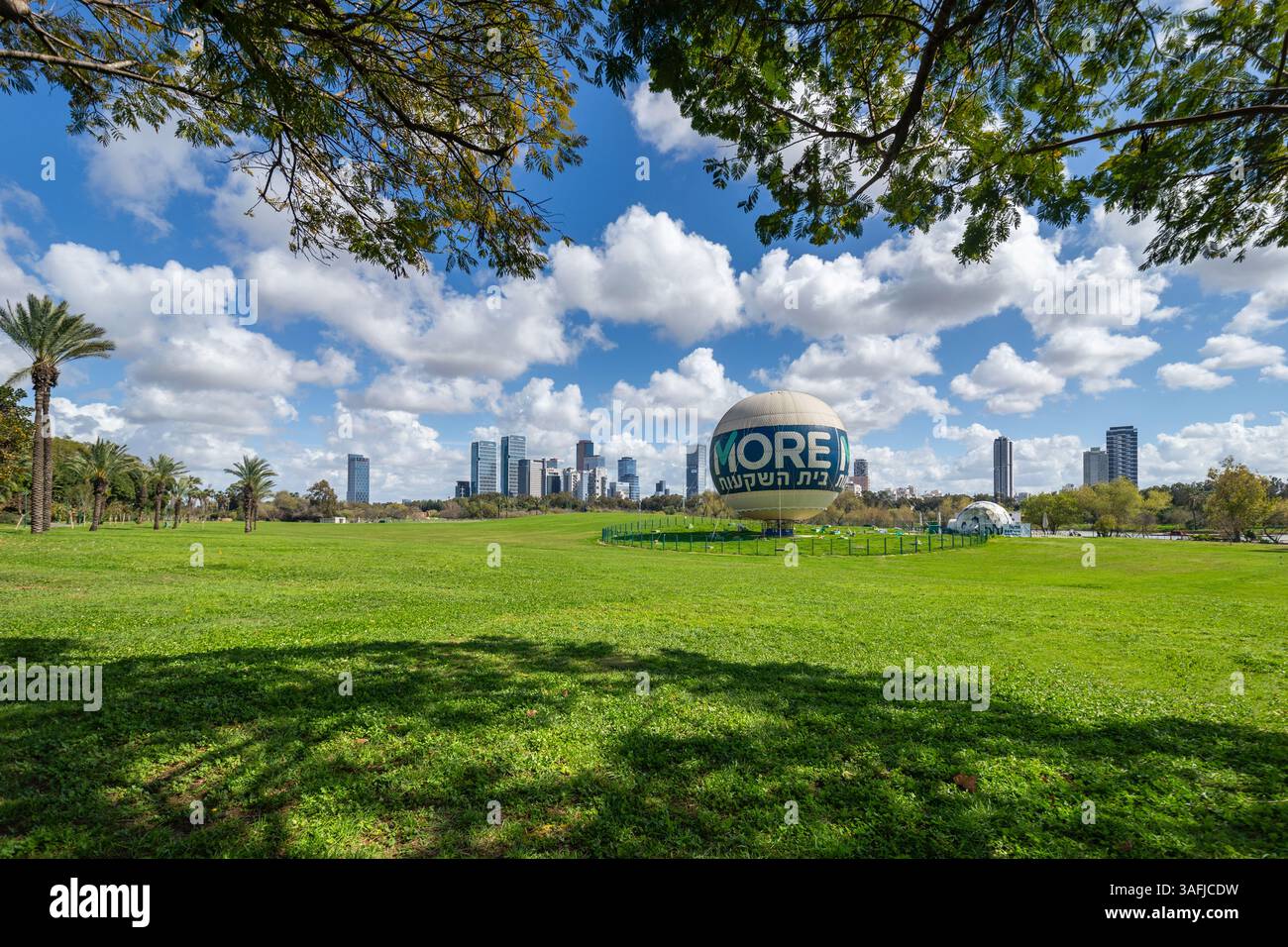 Tel Aviv, Israel - March 07 2024: AEROBAR is an inflatable walk-in ...