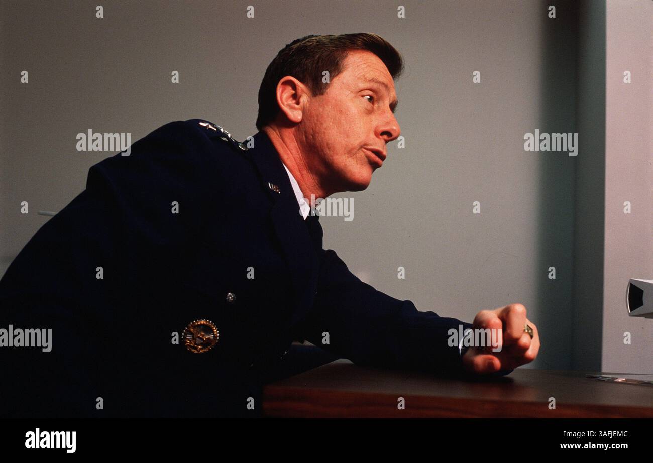 Lieutenant General James Abrahamson on March 17, 1988. (Credit Image ...
