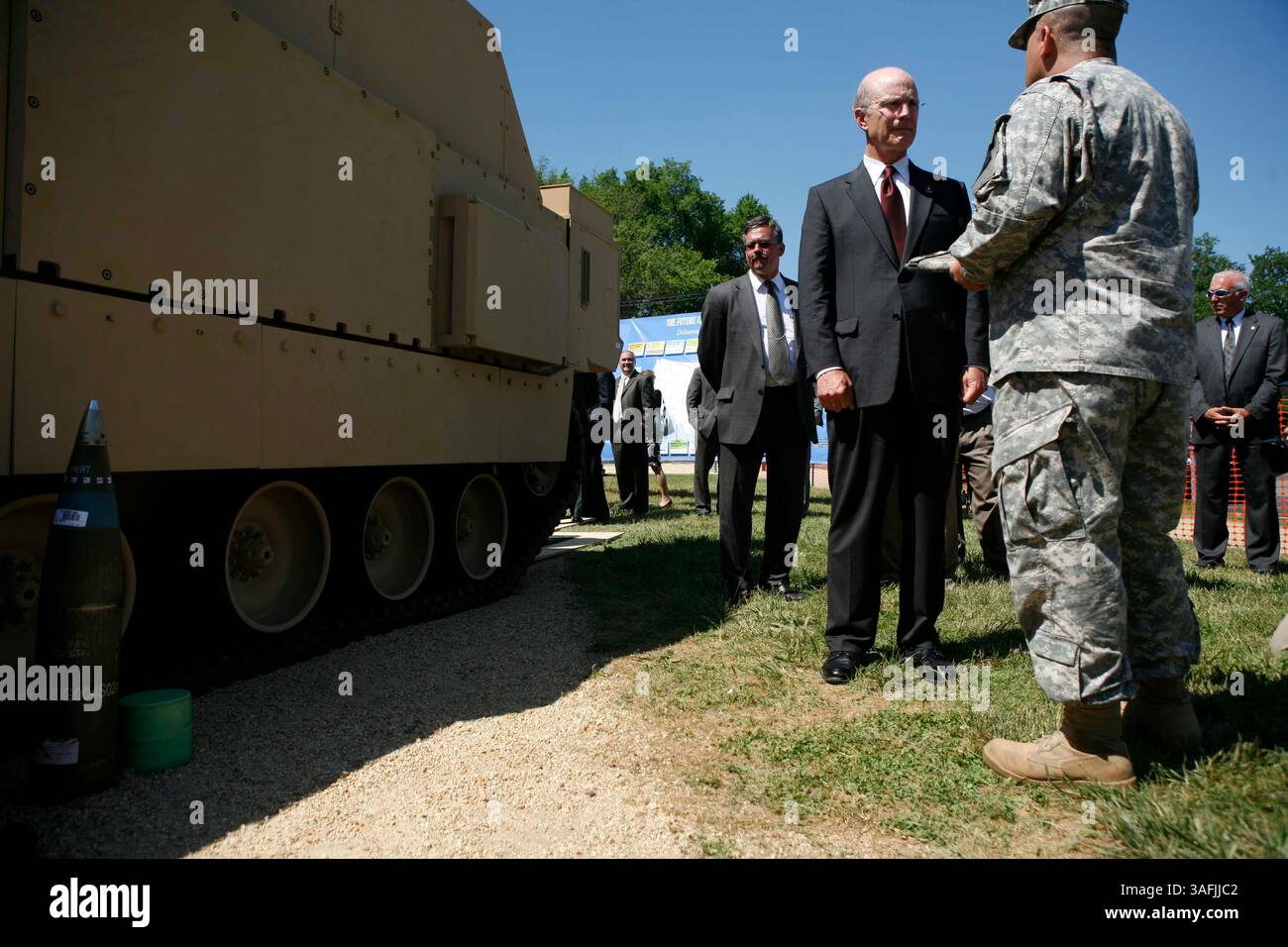 LTC Robert G. McVay, Product Manager of NLOS-Cannon and Mortar Manned ...