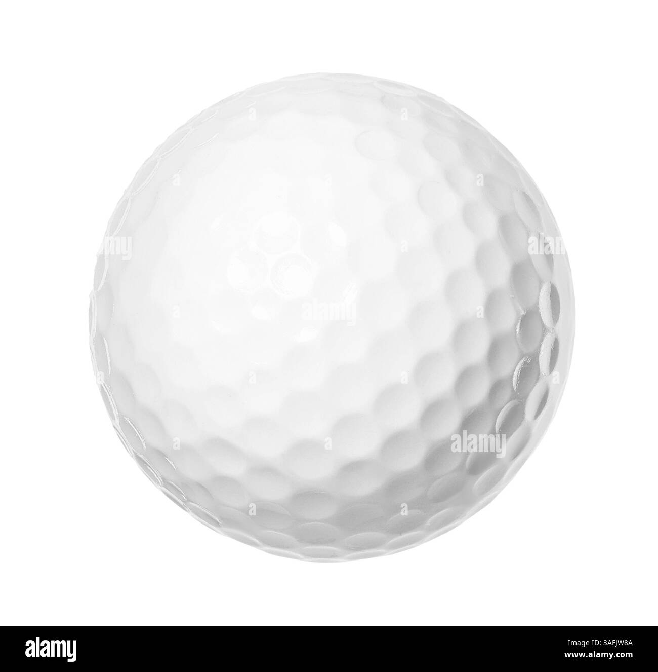 One golf ball isolated on white. Sport equipment Stock Photo - Alamy