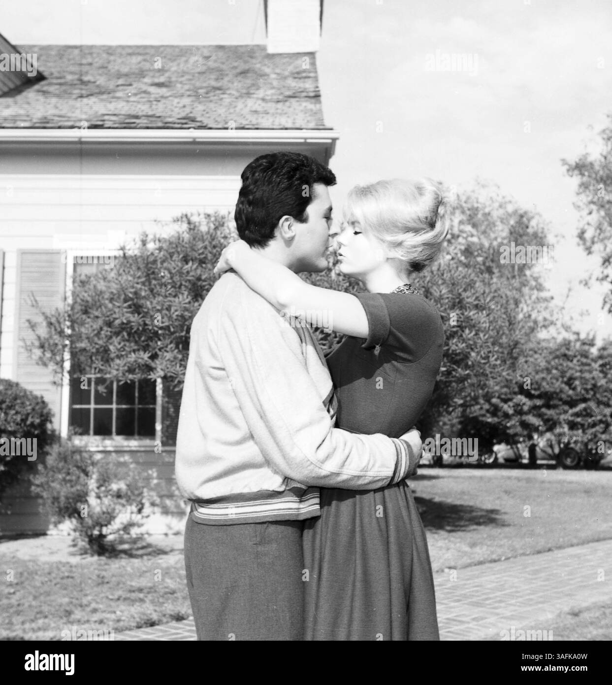 JAMES DARREN with wife Evy Norlund.Supplied by Photos inc.(Credit Image ...