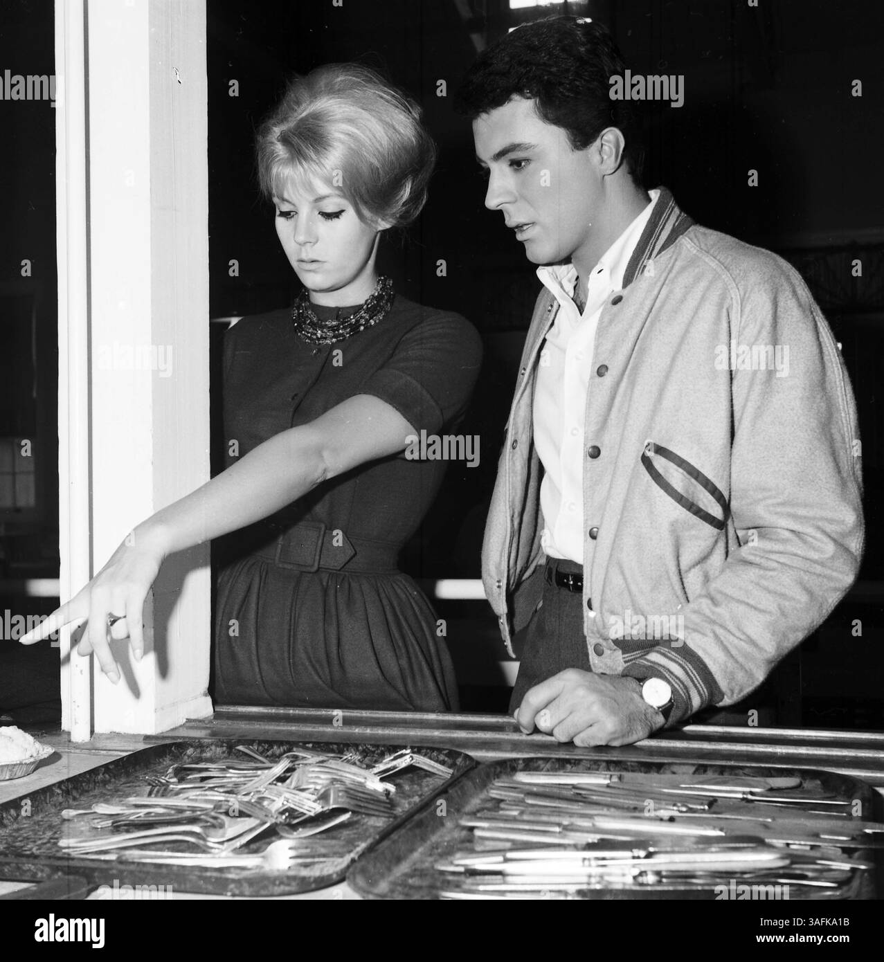 JAMES DARREN with wife Evy Norlund.Supplied by Photos inc.(Credit Image ...