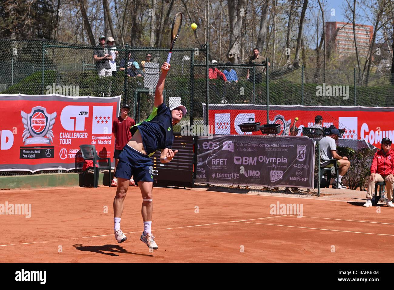 Madrid, Madrid, Spain. 7th Apr, 2025. RYAN NIJBOER (NED) playing the ...