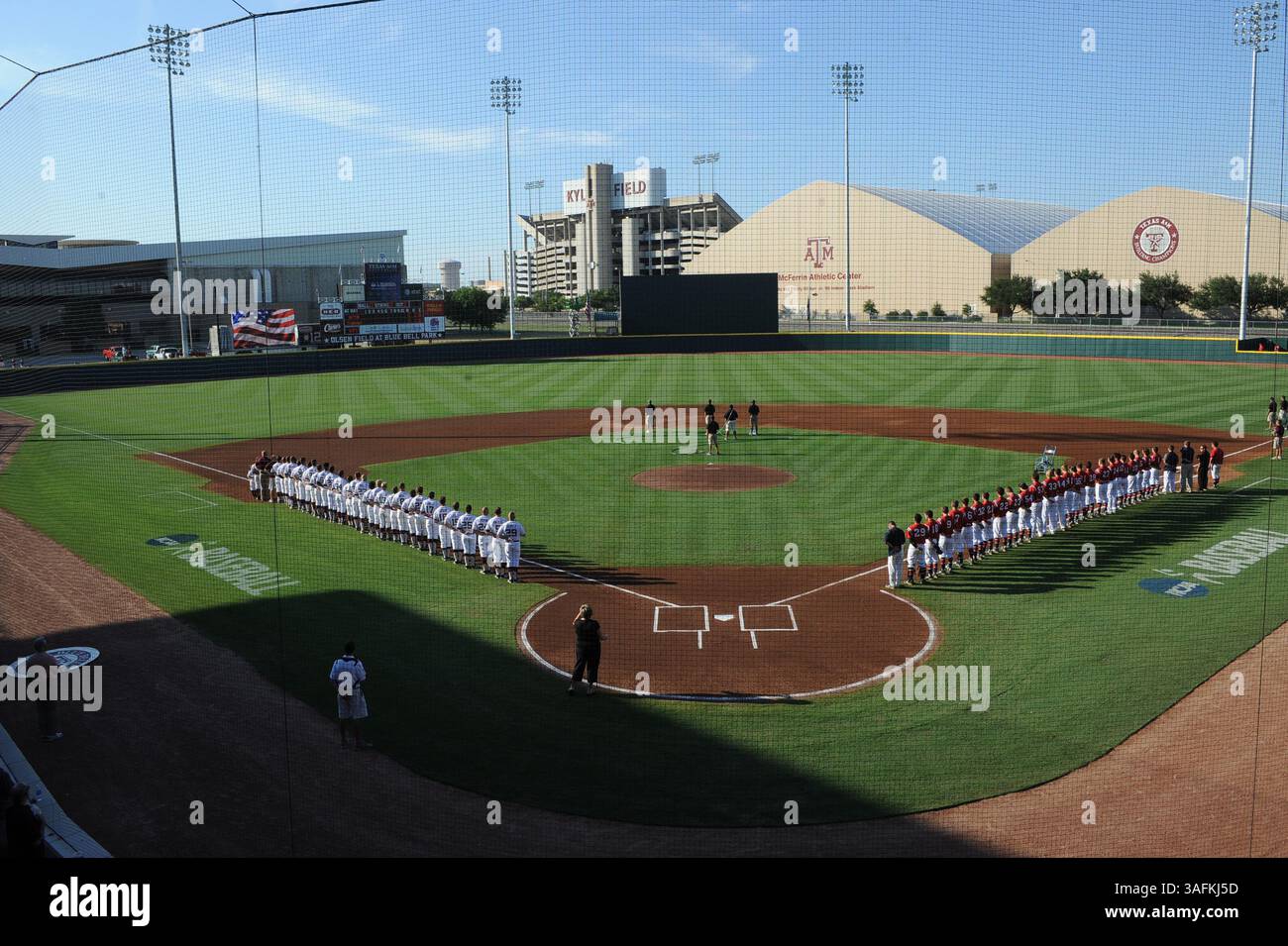 Big flag in baseball field hi-res stock photography and images - Alamy