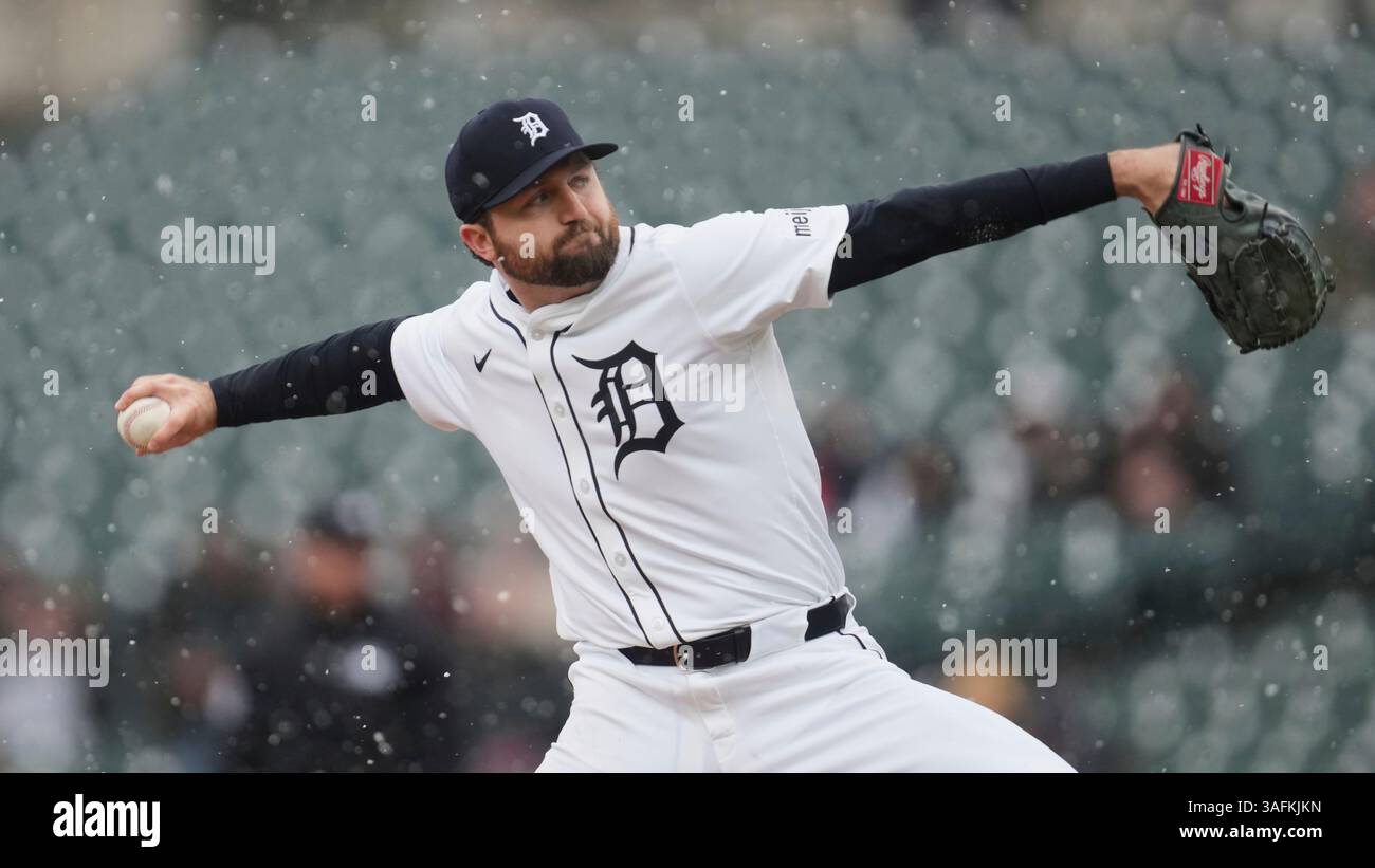 Detroit Tigers pitcher Casey Mize throws against the New York Yankees ...