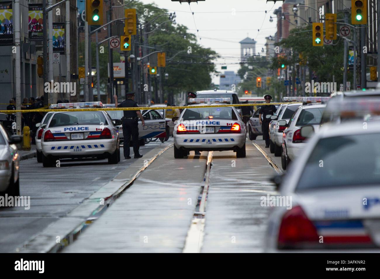 June 2, 2012 - Toronto, Ontario, Canada - Toronto Police set up a ...
