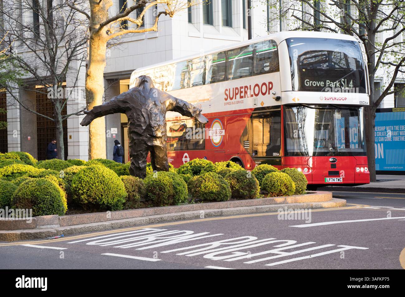 London UK 7th April 2025. Superloop double-decker bus today starts its ...