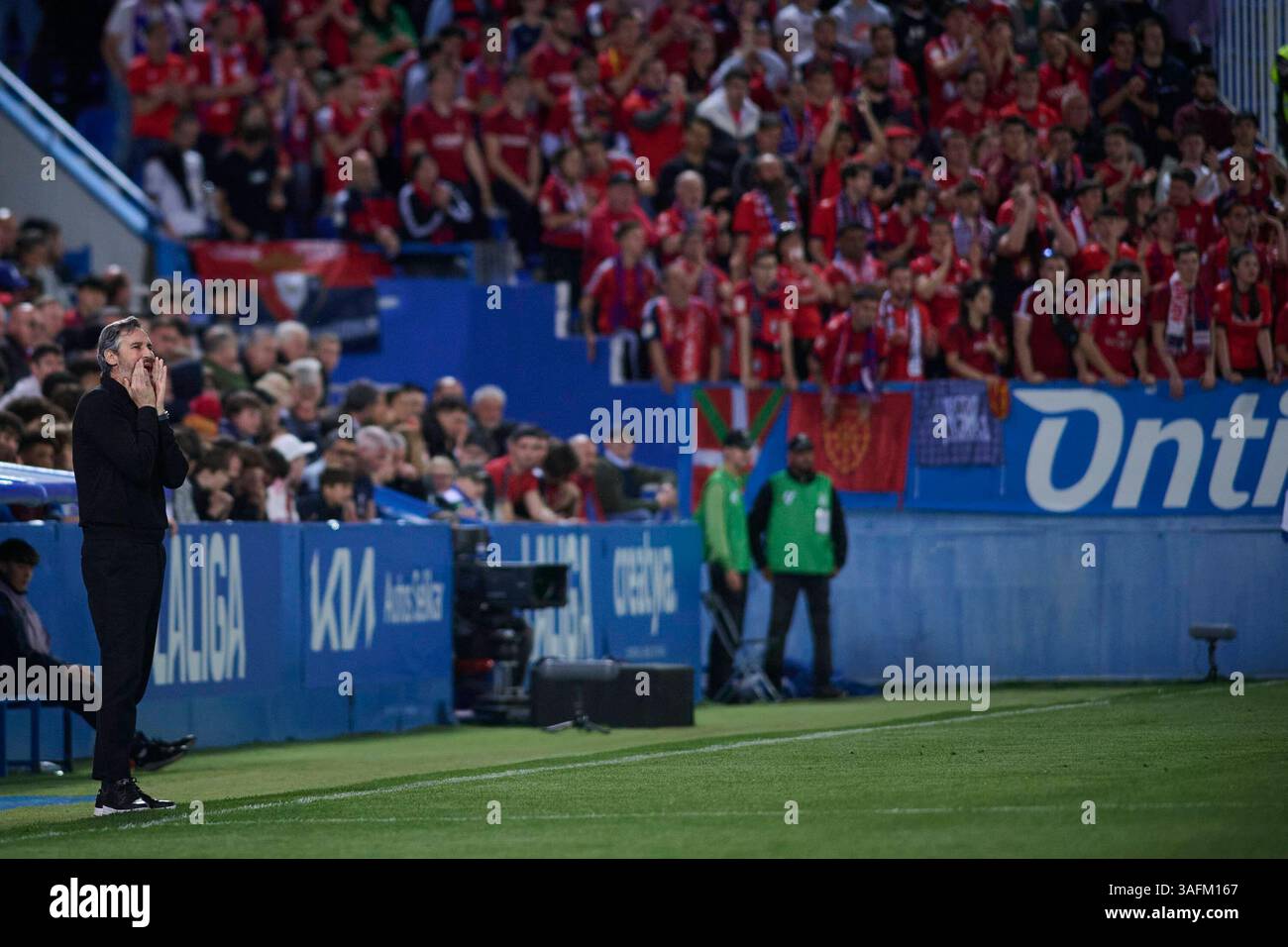 Spanish La Liga EA Sports soccer match Leganes vs Osasuna at Butarque ...