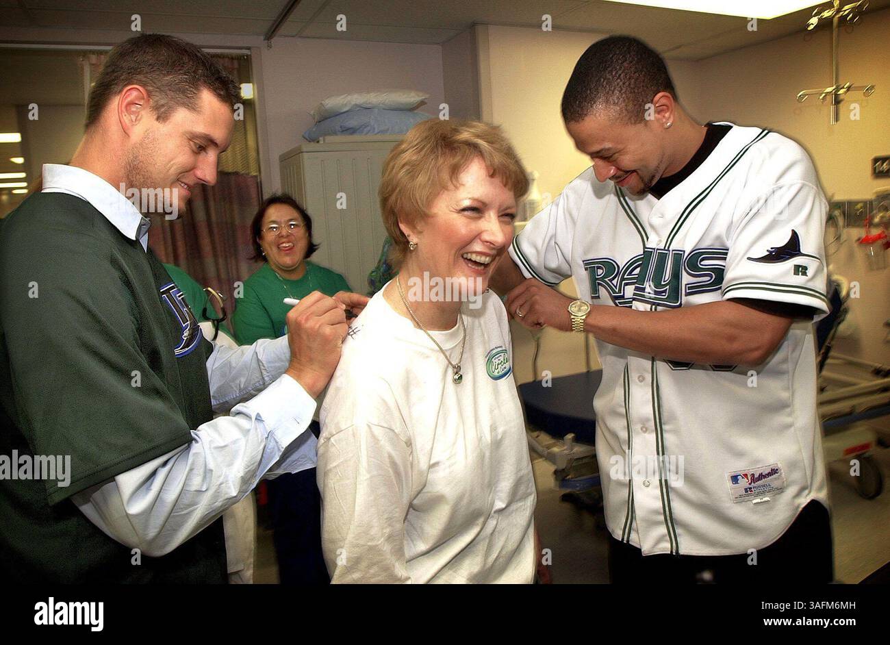 The Devil Rays made an appearance at St. Anthony's Hospital as part of ...