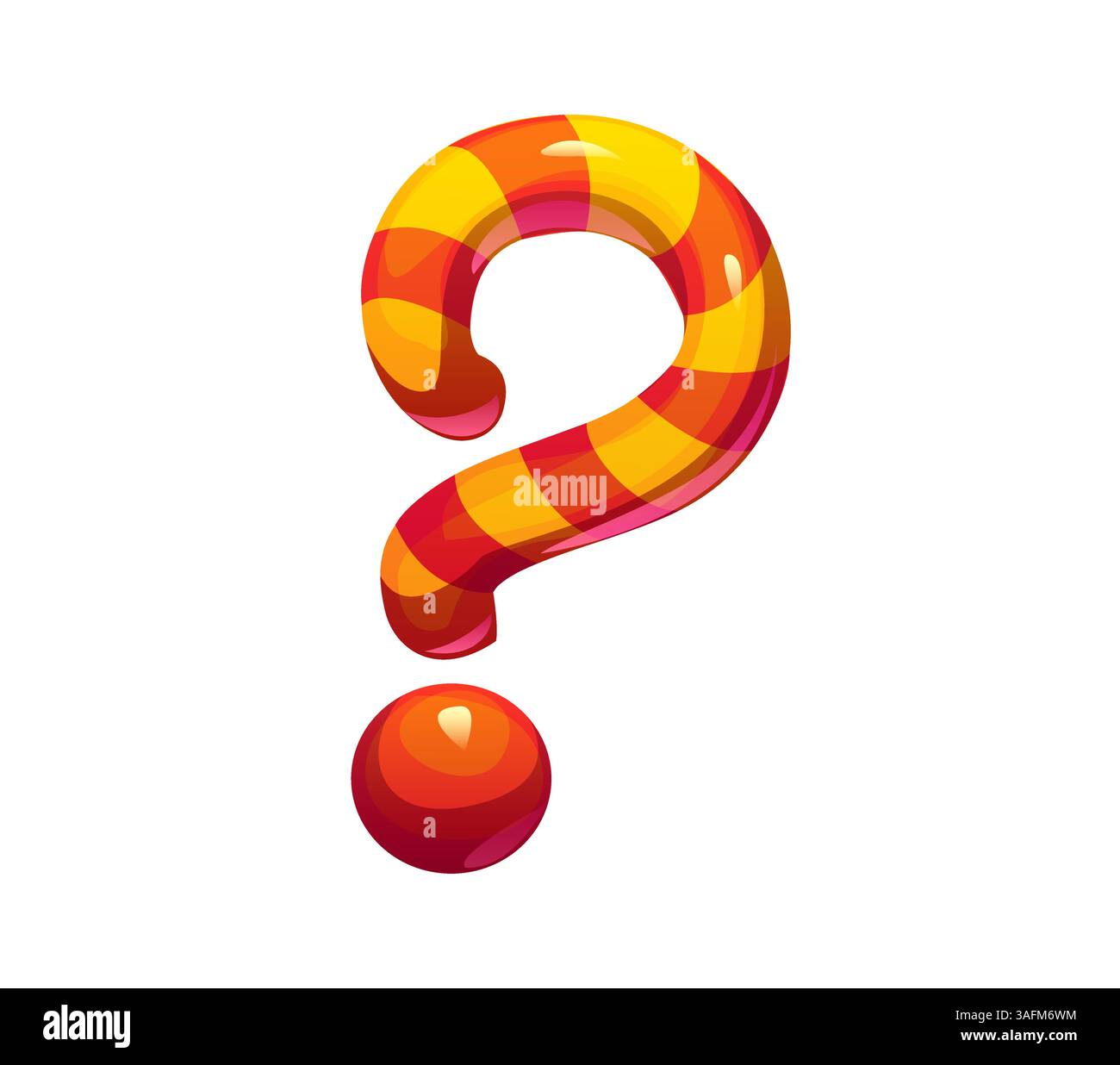 Cartoon Egyptian font question mark or symbol. Egyptian pharaoh English ...