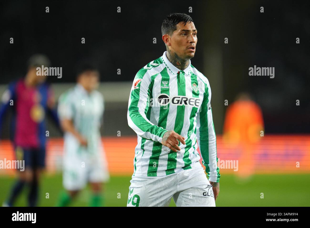 Chimy Avila of Real Betis during the La Liga EA Sports match between FC ...